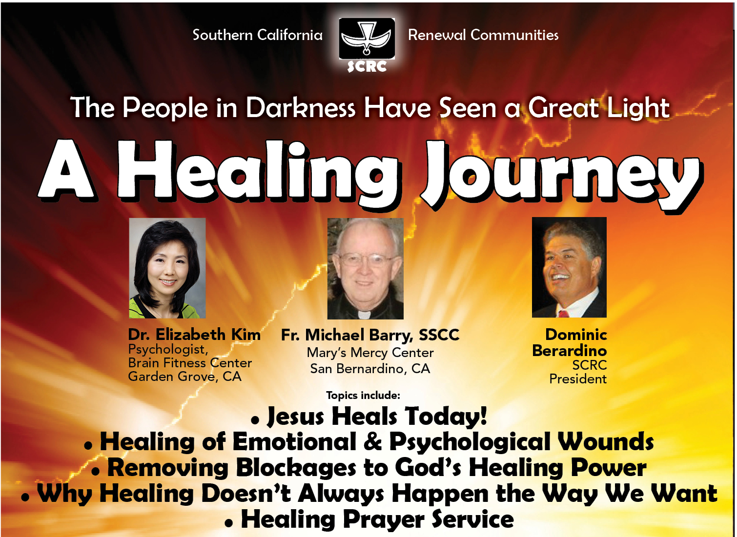 SCRC | A HEALING JOURNEY | Event Details